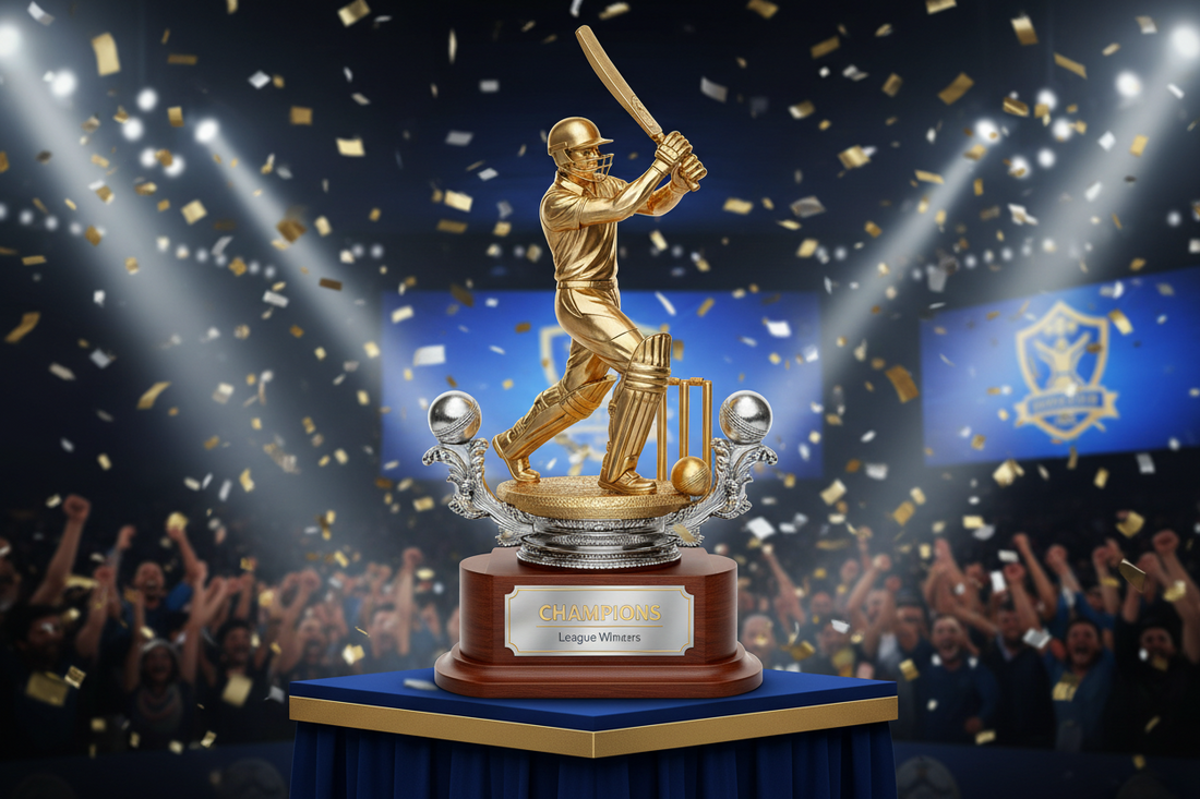 Custom cricket trophies for league champions – Meru Trophy