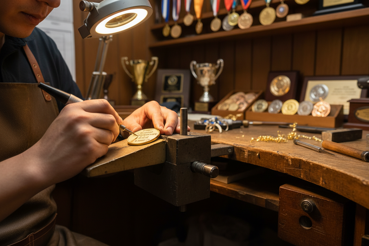 The art of engraving medals for personalized messages – Meru Trophy