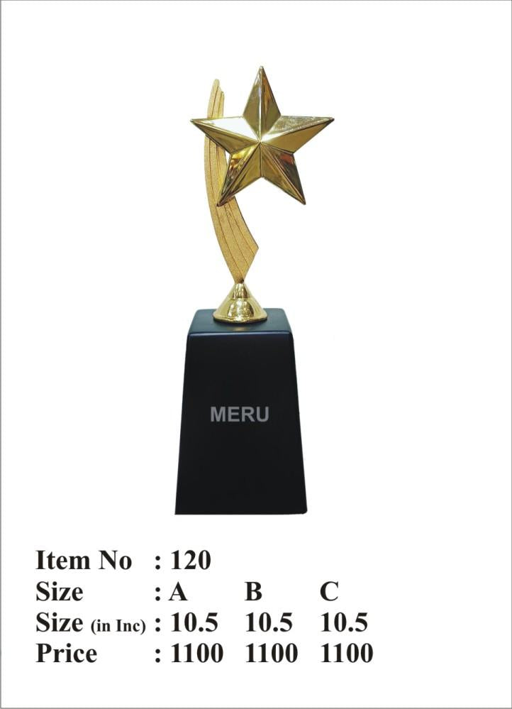 Premium Gold Star Trophy – Meru Trophy